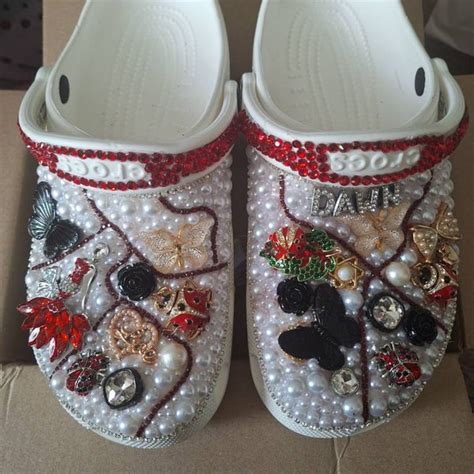 Authentic Fully Blinged Jordan 1 Mids Ombré Silver And Gold Custom
