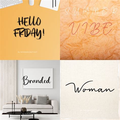10 Handwritten Font Bundle Canva Fonts Circuit Fonts Procreate Fonts