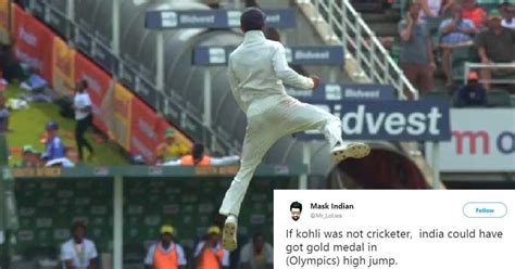 Virat Kohlis Gravitydefying Jumps Overshadow His Batting In Testseries Loss