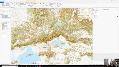 Shaded Contour Lines From Clutter To Context Using The Illusion Of Three Dimensions Esri