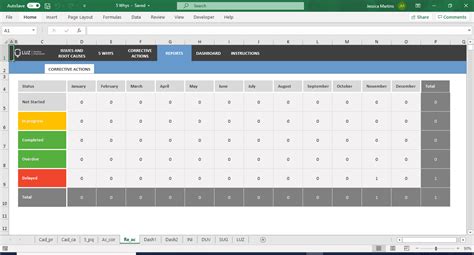 5 Whys Root Cause Analysis Excel Spreadsheet Template Luz Templates