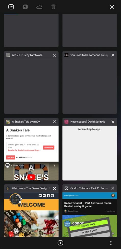 Is There Any Way To Get My Vertical List Of Tabs Back On Mobile Imgur