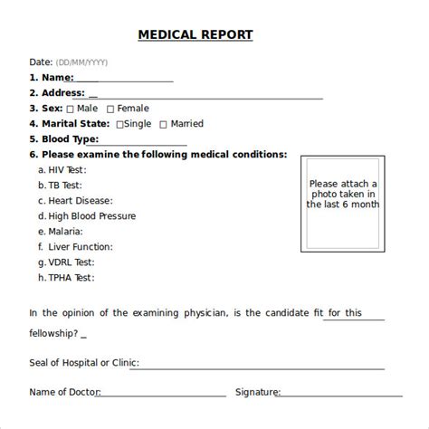 Clinic Report Template Free Report Templates