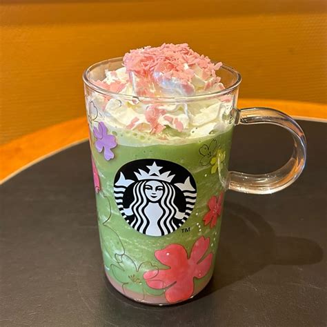 ♡スタバ【先行販売】花見抹茶フラペチーノ♡ ミティ