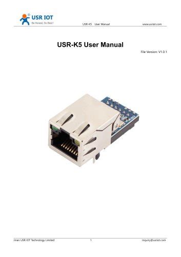 All Jinan USR IOT Technology Limited Catalogs And Technical Brochures