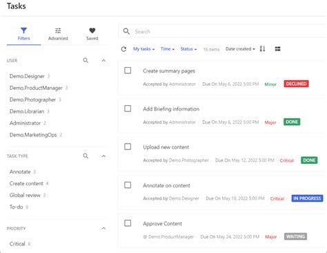 Tasks Sitecore Documentation