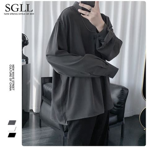 Badu Bg Мъжка риза широк модел с класическа яка и дълъг ръкав Badu Bg