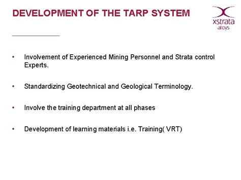 Fall Of Ground Strategy Trigger Action Response Plan