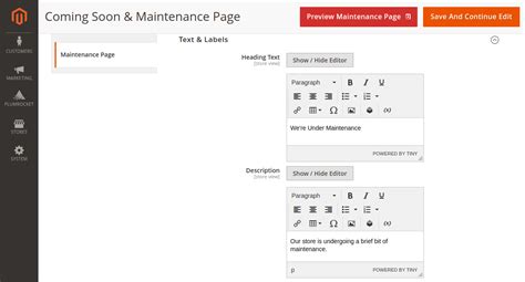 magento 2 maintenance mode enable disable and manage