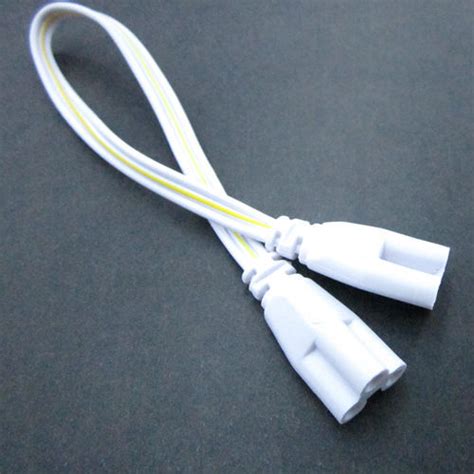 2019 3 Pin 2 Ends T5 Led Lamp Tube Connector 300mm Extend Cable White