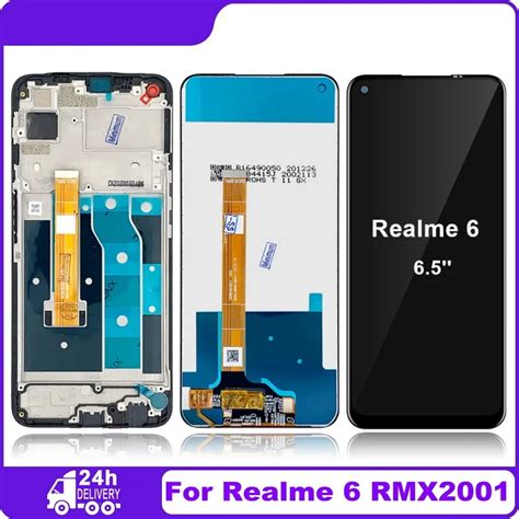 หน้าจอสัมผัสดิจิทัล Lcd 6 5 นิ้ว สําหรับ Oppo Realme 6 Rmx2001 Realme