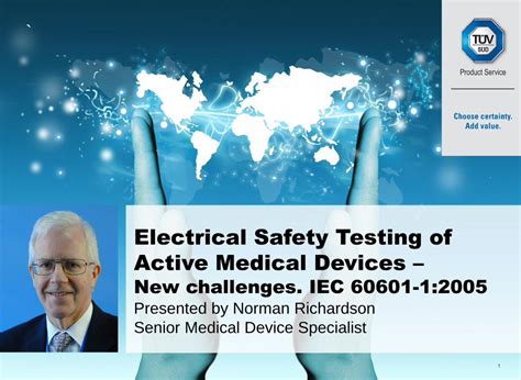Pdf Electrical Safety Testing Of Active Medical Devices Tuv