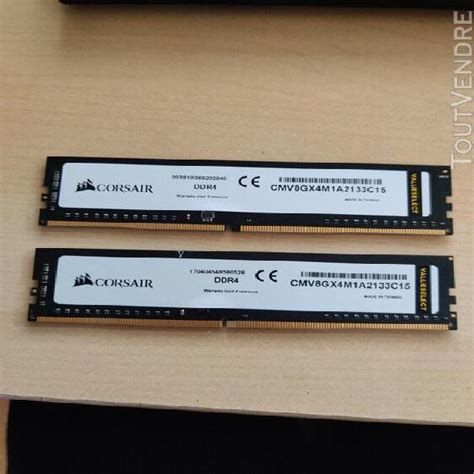 Corsair 8gb X2 【 Offres Mai 】 Clasf