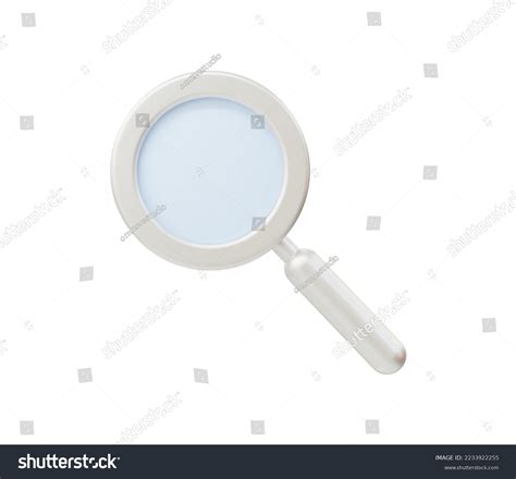 3d Realistic Magnifying Glass Vector Illustration Stock Vector Royalty