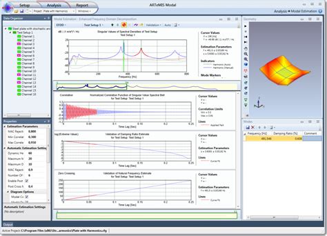Enhanced Frequency Domain Decomposition Structural Vibration Solutions