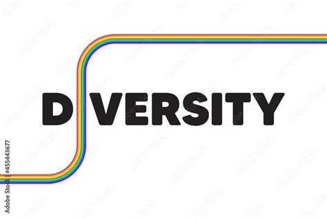 Diversity And Inclusion Culture Equity Logo Lgbt Pride Flag With