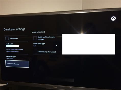 Xbox One Dev Kit Menu Unlocked Microsoft Warns Not To Mess With The