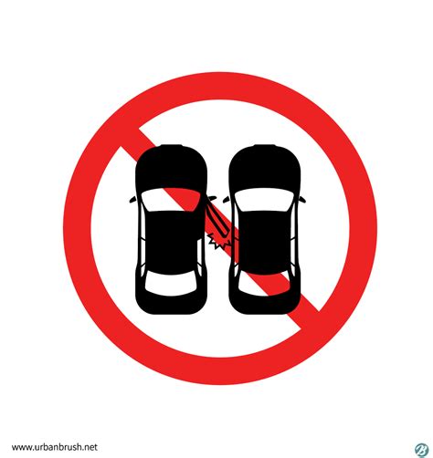 문콕 금지 일러스트 Ai 무료다운로드 Free No Door Ding Sign Urbanbrush