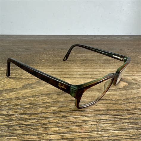 Ray Ban Eyeglasses Frames Rb5187 2445 Brown Rectangular Full Rim 50 16 140