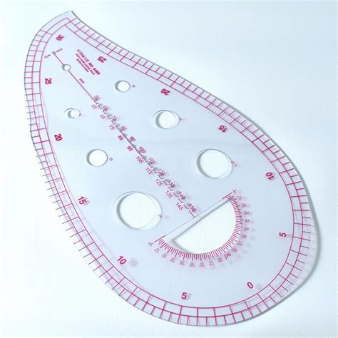 Tear Drop Sleeve Curve Ruler 25 5cm Fabric8