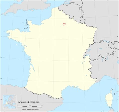 Carte De Acy Situation Géographique Et Population De Acy Code Postal