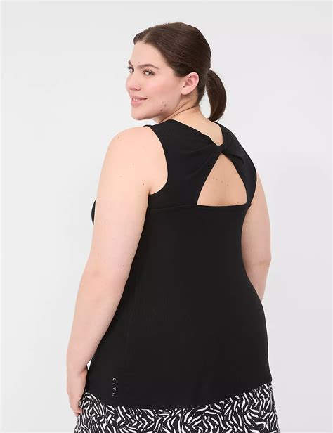 Livi Sleeveless Scoop Neckline Twis Lanebryant