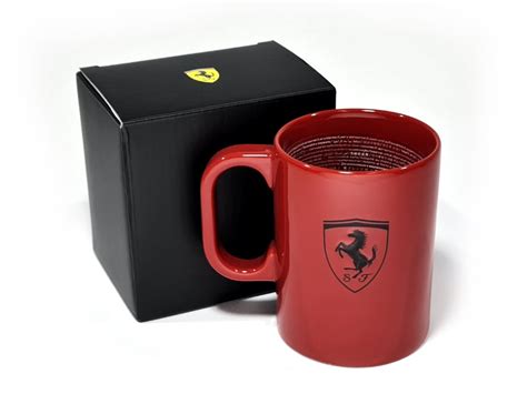 Ferrari Porcelain Essential Mug 3d Shield Red Continental Cars