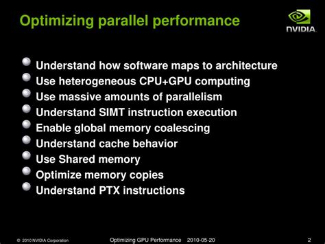 Ppt Stanford Cs 193g Lecture 15 Optimizing Parallel Gpu Performance