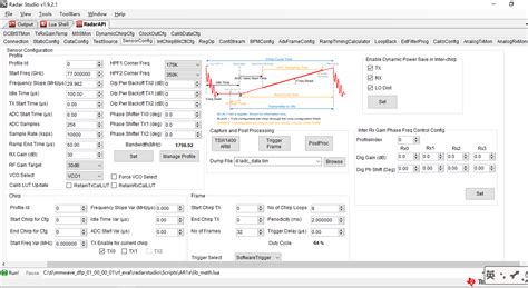 TSW EVM Radar Studio Problem With Chirp Capture Through TSW EVM Data Converters Forum