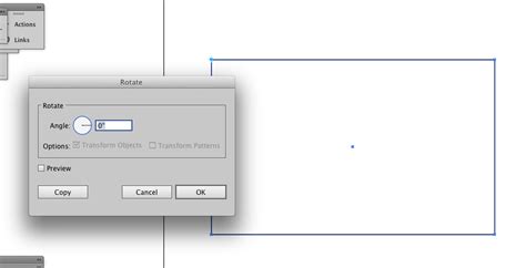 Cs6 How To Access The Rotate By Angle Functionality Of Illustrator S Rotate Tool Graphic