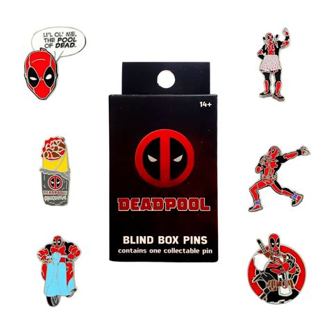 Loungefly Deadpool Blind Box Enamel Pin Modern Pinup