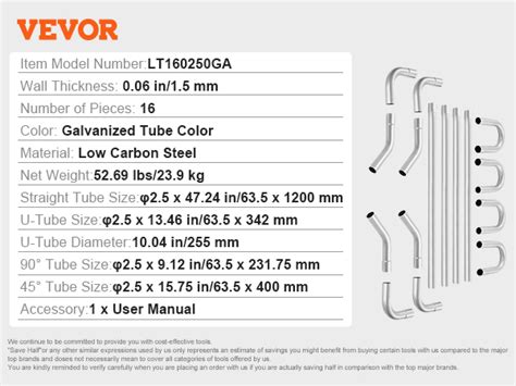 Diy Universal Exhaust Kit 16 Pieces Exhaust Pipe Kit With Slip Fit