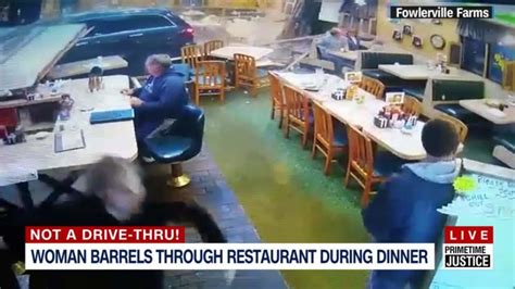 Car Barreling Into Restaurant Caught On Camera Cnn