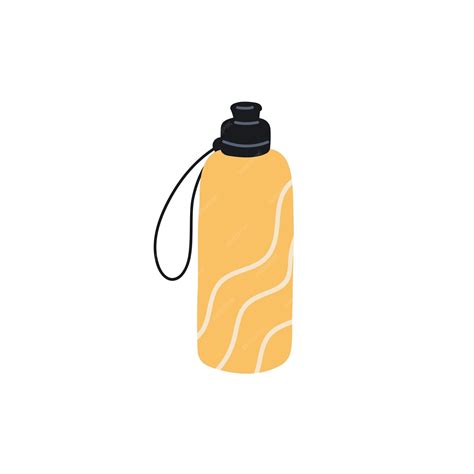 Reusable Water Bottle Cartoon