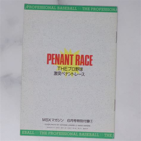 ヤフオク Theプロ野球 激突ペナントレース Msxマガジン198