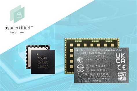 Nordic Semiconductor Nrf9160 Sip And Nrf5340 Soc Achieve Psa Certified Level 2 For Enhanced Iot