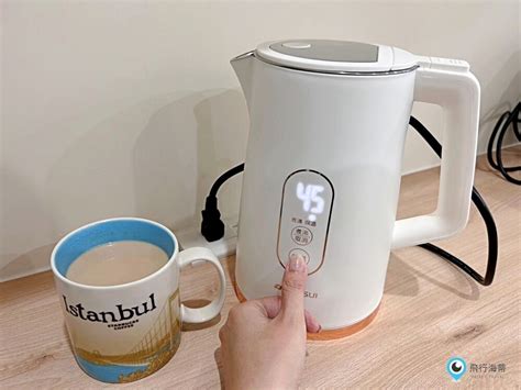 高顏值快煮壺【sansui山水】17l不鏽鋼智能溫控電茶壺swb K99w 雙層防燙 七段智能控溫 隨時可以喝溫開水