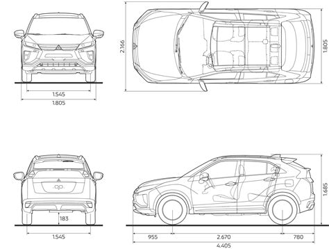 Mitsubishi Eclipse 2019 Blueprint Download Free Blueprint For 3d Modeling