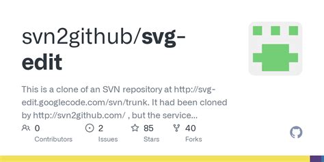 GitHub Svn2github Svg Edit This Is A Clone Of An SVN Repository At