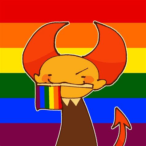 Lemon Demon Pride Flag Schizzi