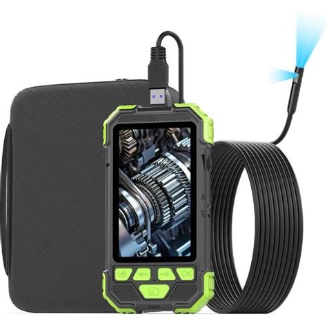 Endoscope Industriel ILIHOME Caméra Endoscope Industriel Double Objectif mm IPS Pouces