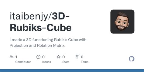 GitHub Itaibenjy D Rubiks Cube I Made A D Functioning Rubik S Cube