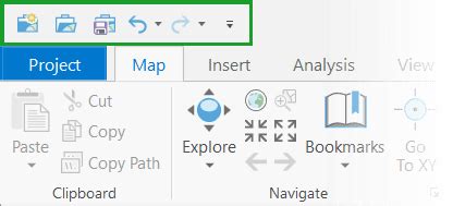 Customize The Quick Access Toolbar In ArcGIS Pro
