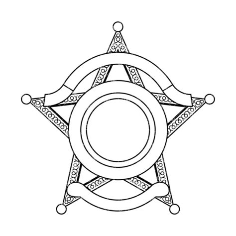 Blank Five Point Star Badge V1 Svg Vector Files Vector911