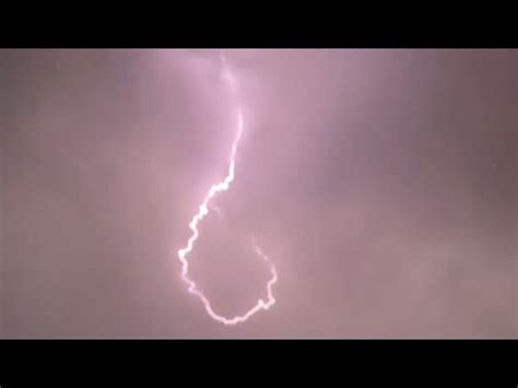 Incredible Lightning Strikes Caught On Camera Hailstones Rain