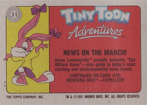 Tiny Toon Cards Page 1