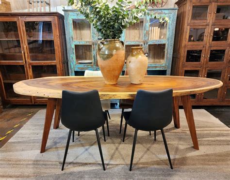 Chamcha Live Edge Dining Table Found Collected City Home Pdx