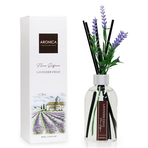 Lavender Oil Reed Diffuser Natural Home Fragrance Aromatherapy