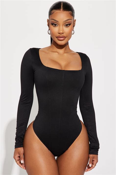 Discover Black Bodysuits Fashion Nova