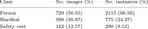 Summary Of The Self Established Dataset Of Images For Instance Segmentation Download